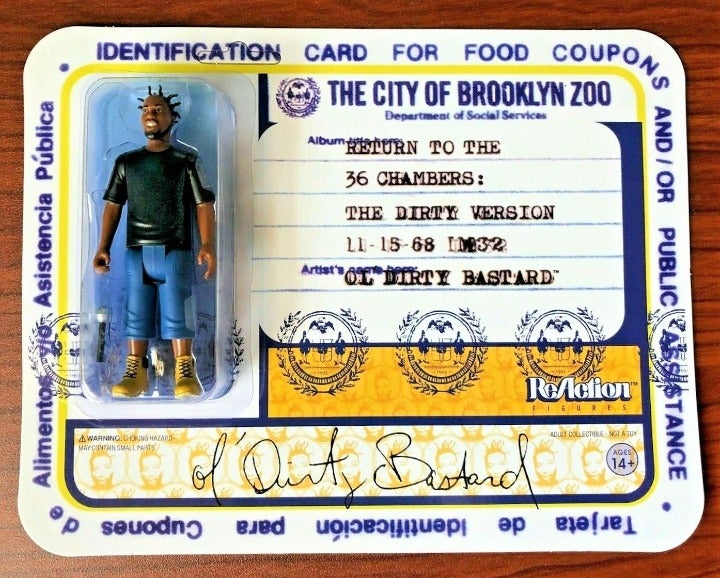 Super7 Ol’ Dirty Bastard ODB ReAction Figure Collectible Super7 Ol’ Dirty Bastard ODB ReAction Figure Collectible