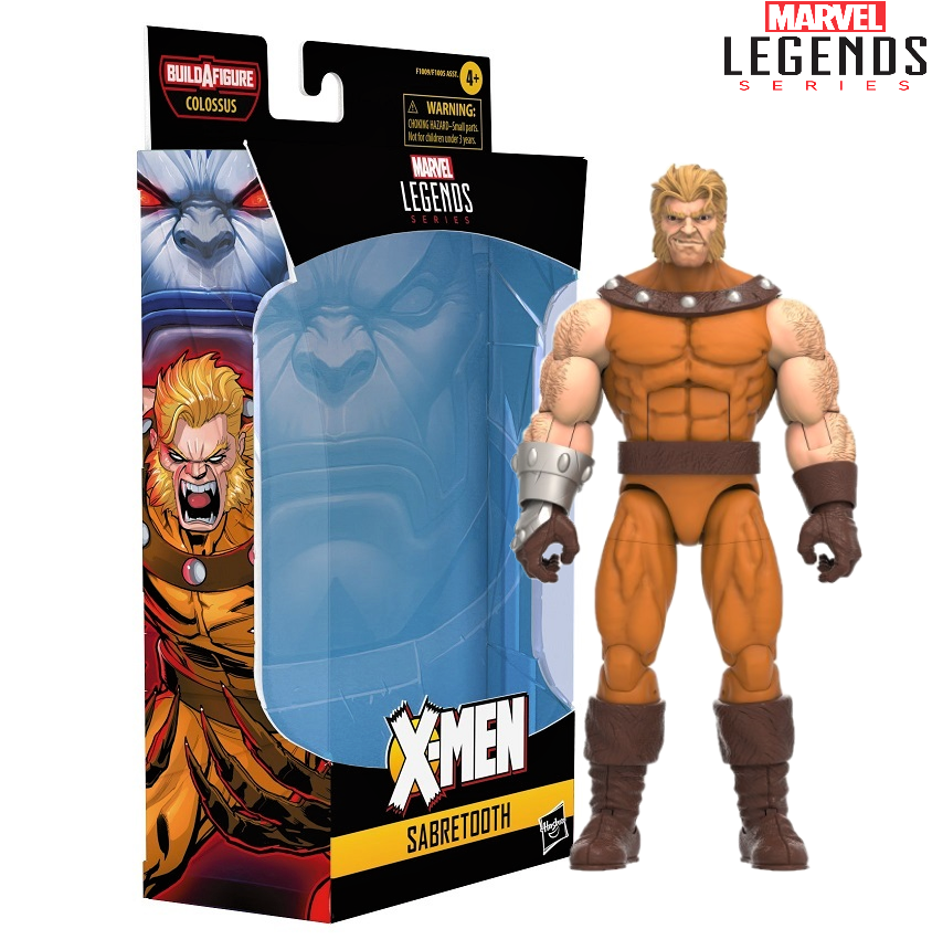 X-Men Age of Apocalypse Marvel Legends Sabretooth (Colossus BAF) Action ...