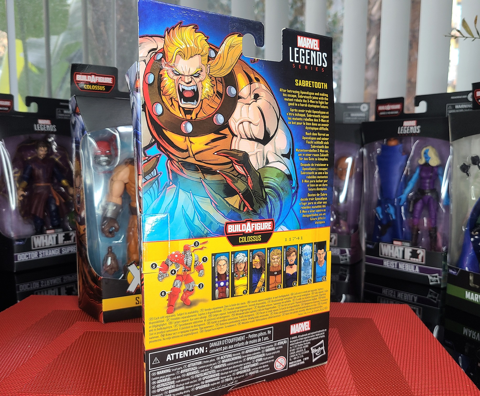 X-Men Age of Apocalypse Marvel Legends Sabretooth (Colossus BAF) Action ...