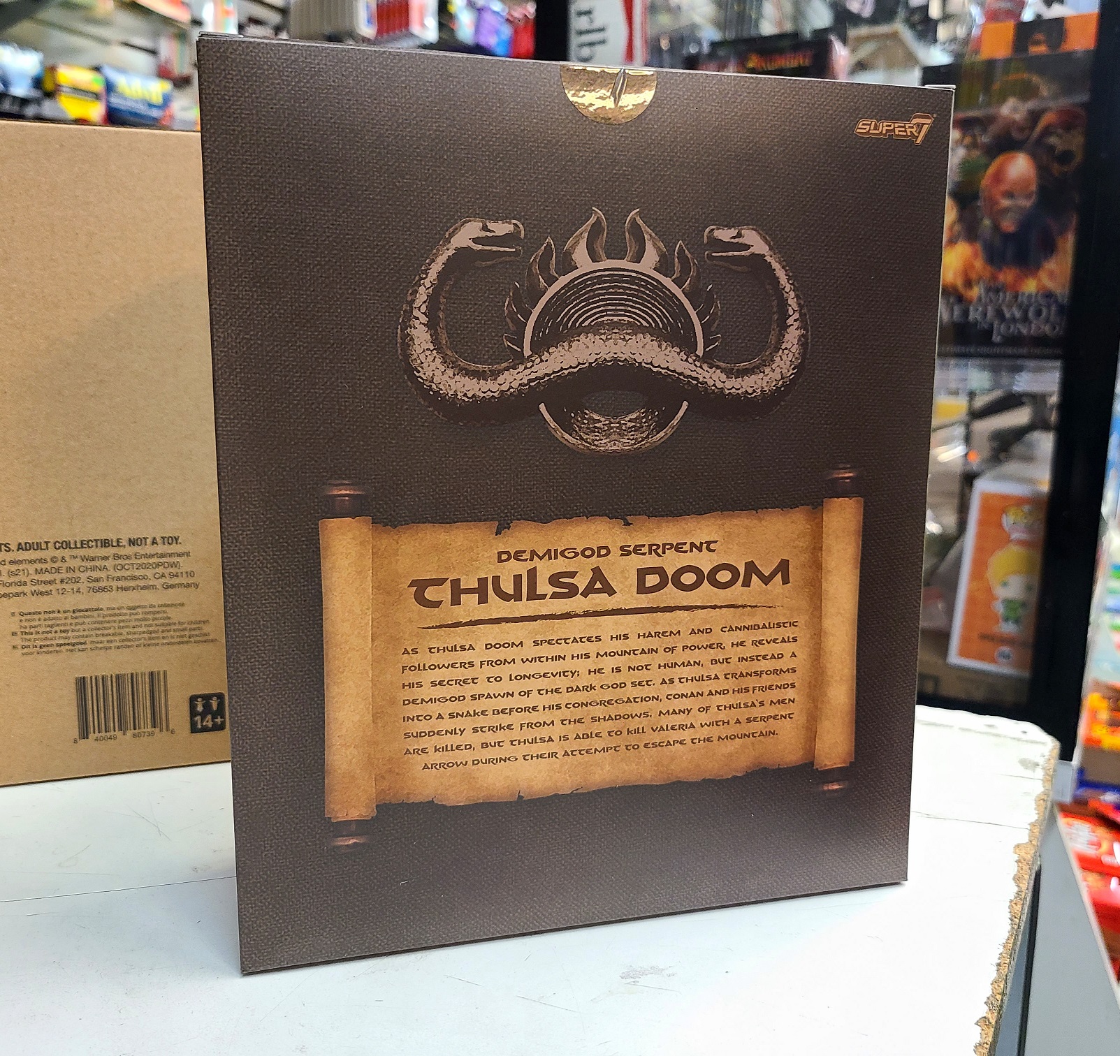 Conan the Barbarian Ultimates Snake Priest Thulsa Doom Demigod Serpent ...
